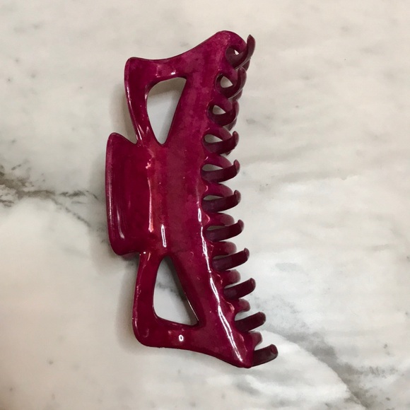Accessories | New Fuchsia Pink Claw Clip | Poshmark